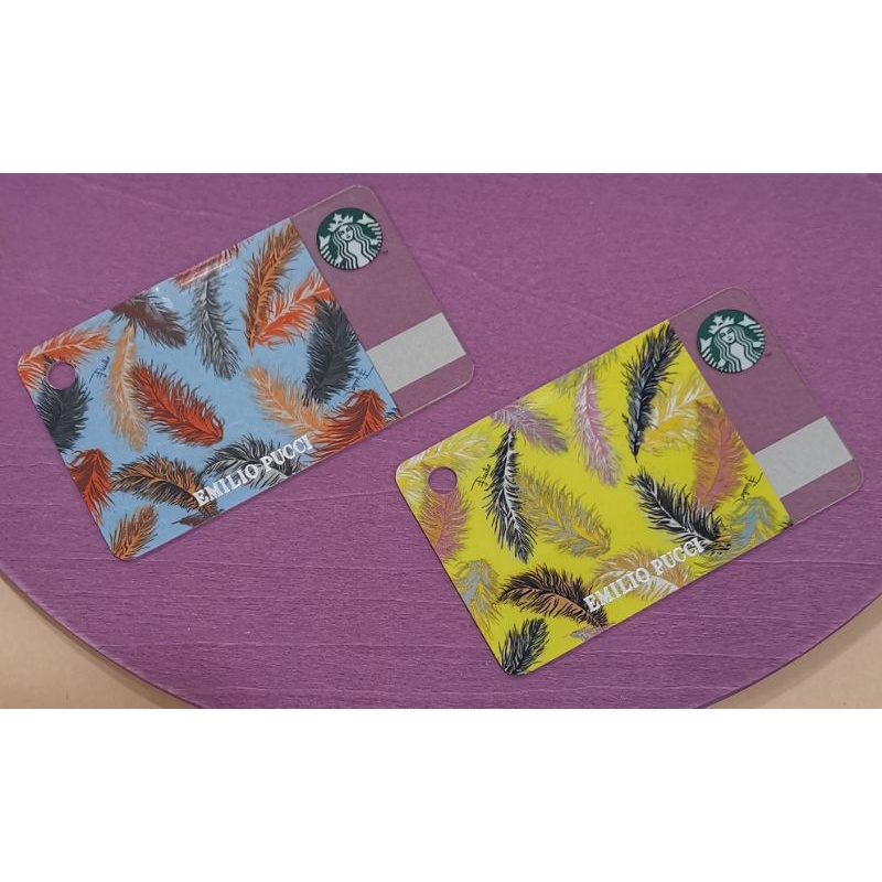 Starbucks Japan Limited Edition Emilio Pucci mini cards | Shopee Malaysia