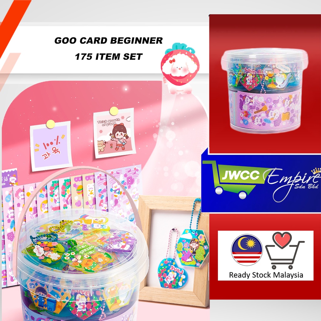 **Goo Card Beginner Starters Set (175 items) | Goo 卡初学者套装 | Set Pemula ...