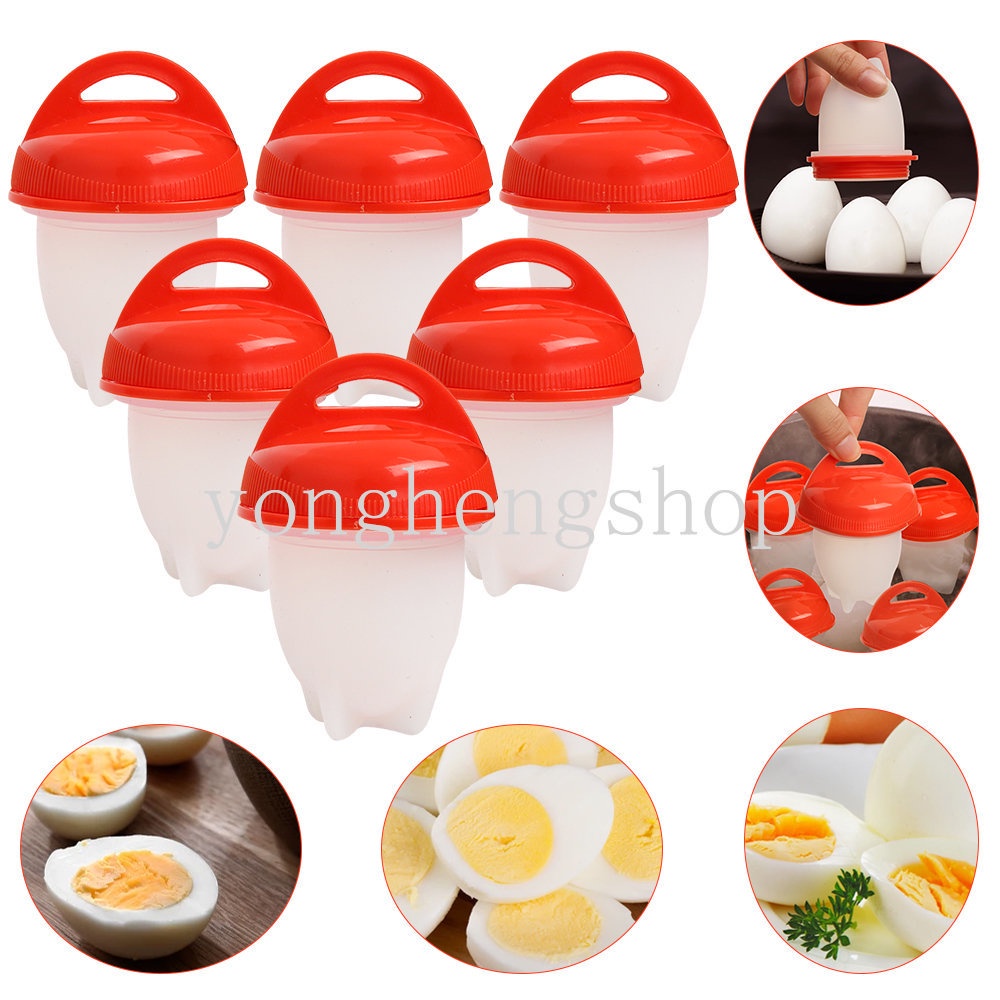 Creative Steamed Egg Cup Mini Non-Stick Egg Cooker Silicone Egg Poacher ...