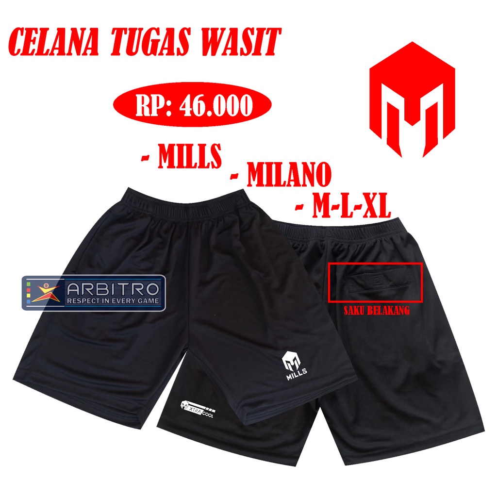 Bri LIGA 1 MILLS REFEREE TASKS PANTS 2023 | Shopee Malaysia