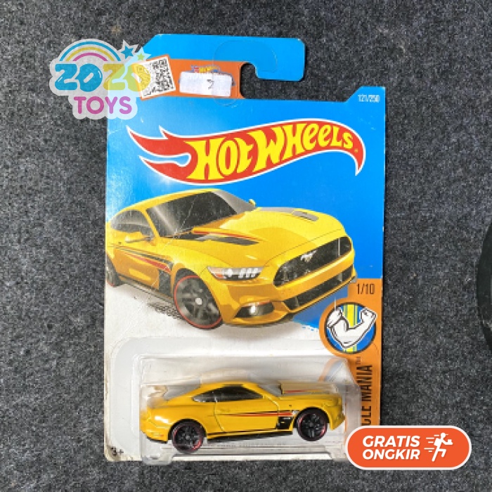 Hot Wheels Ford Mustang GT Yellow | Shopee Malaysia