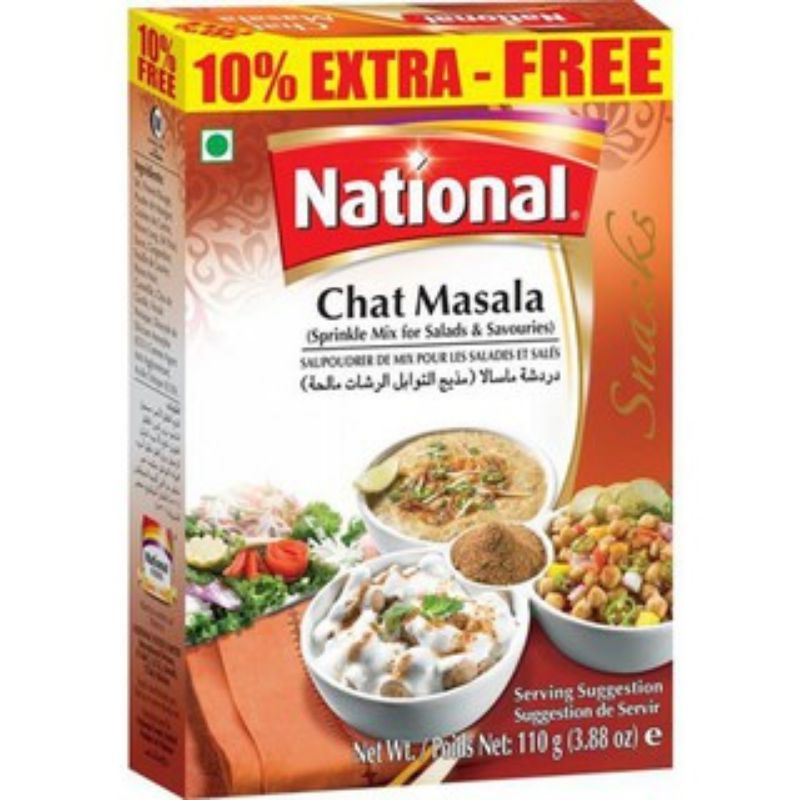 National Chat Masala Mix Spice - Masala Chat Campuran Rempah Ratus 110g ...