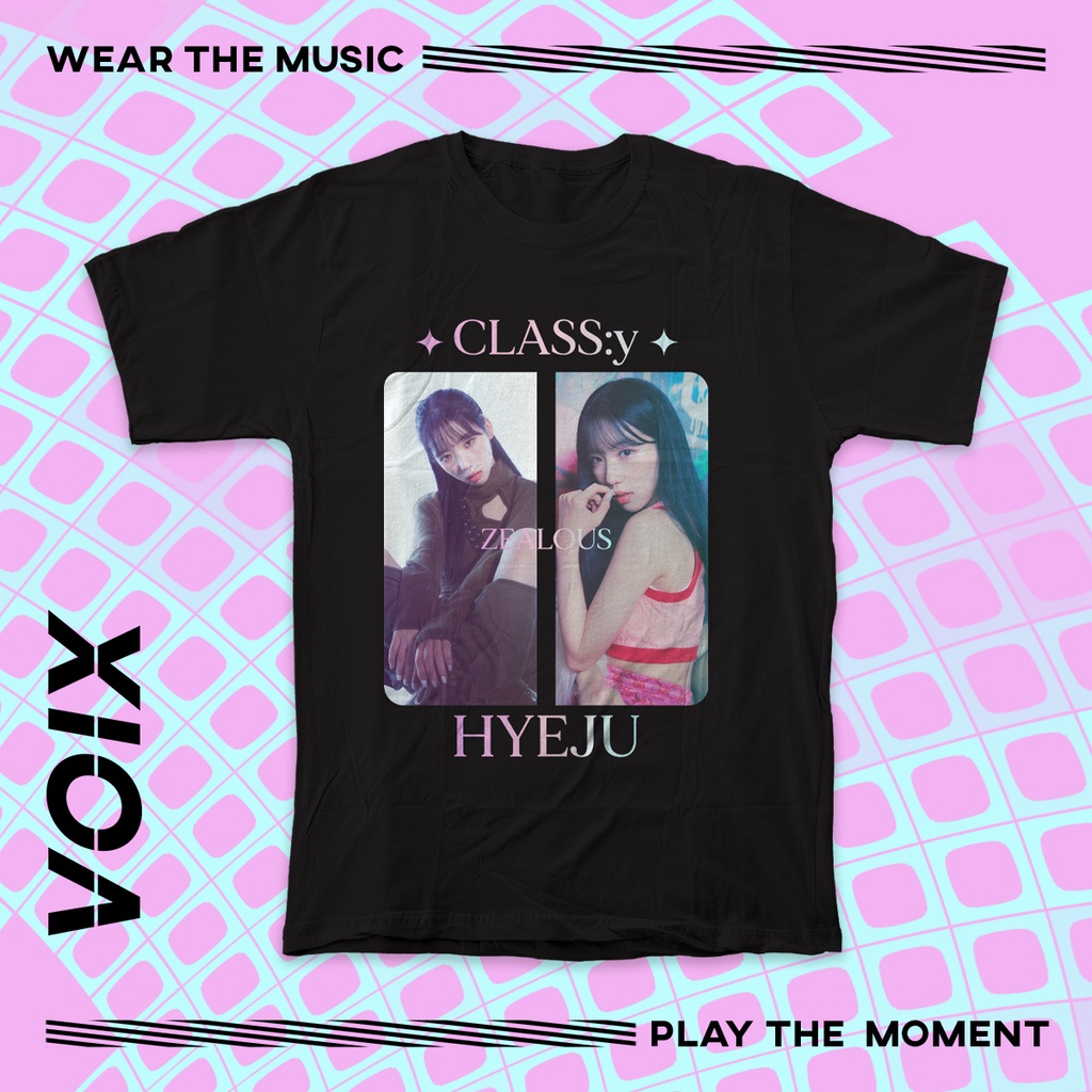 Kpop Class:Y "ZEALOUS" Printed T-Shirt | Haiju Hyungseo Chaewon R N Chimin Boeun Seonyou ...