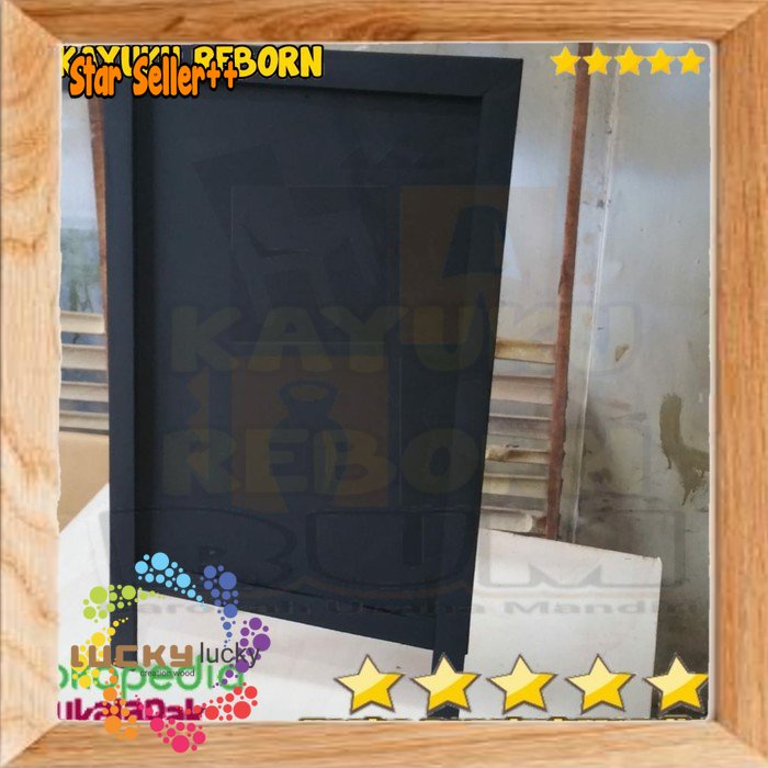 Full blackboard standing chalkboard size 90X60cm blackboard One ...