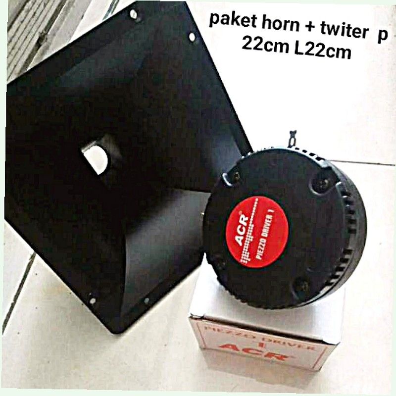 Funnel Package 22x22 cm And ACR piezo 1 tweeter driver original ...