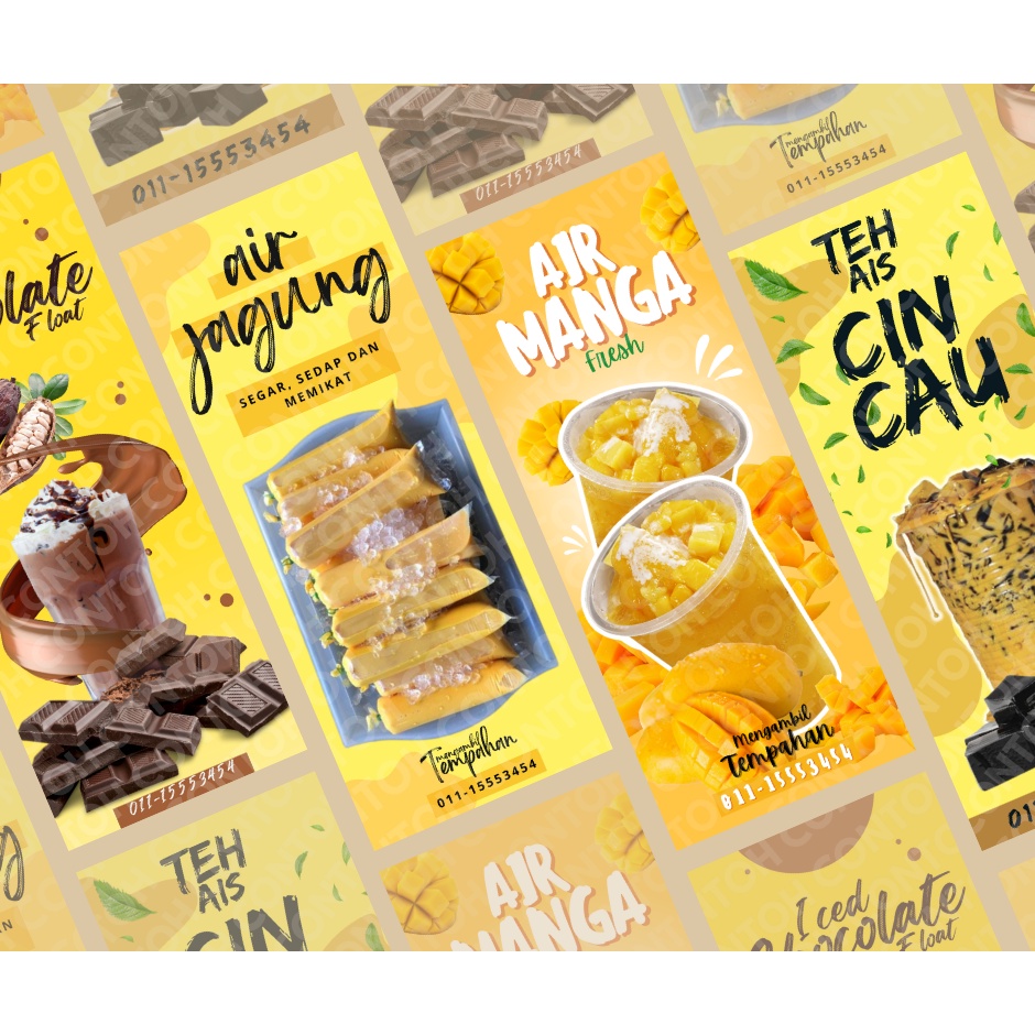 Design Bunting AIR BALANG instant 2023 | Shopee Malaysia