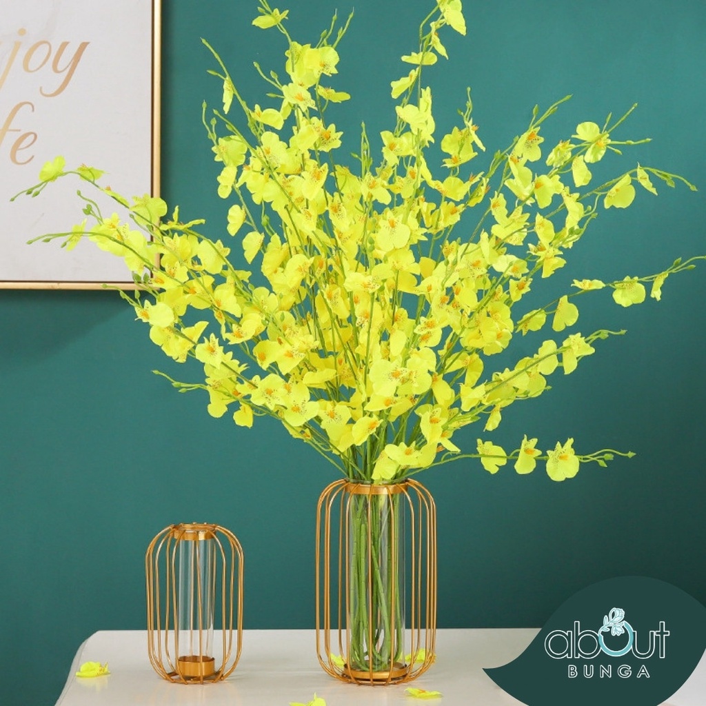 Pasu Bunga Hiasan Emas Ruang Tamu Pasu Bunga Plastik Elegant Gold Vase ...