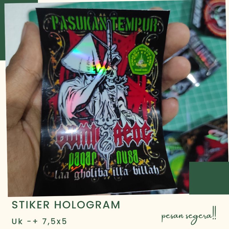 Pagar NUSA sticker contains 8 holograms/rainbow | Shopee Malaysia