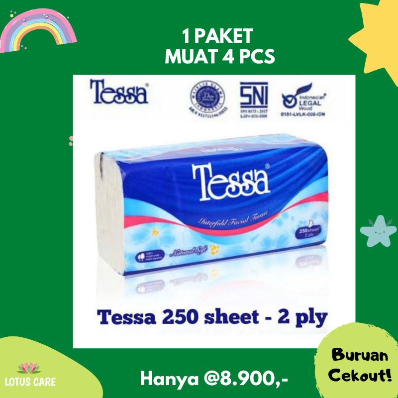 Jolly Tissue 250 Tissue TESSA 250 Tissue NICE Tissue 180 | Shopee Malaysia