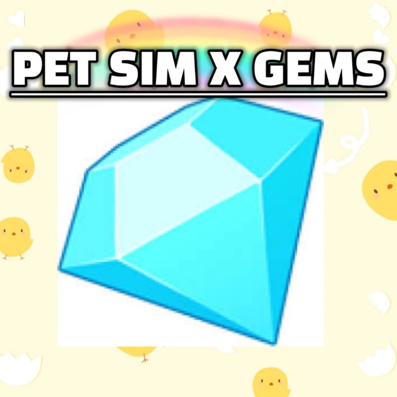 Gems/5B/Pet Simulator X | Shopee Malaysia