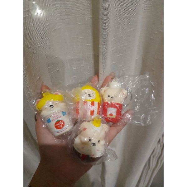 Bear fast food squishy||Squishy mini | Shopee Malaysia