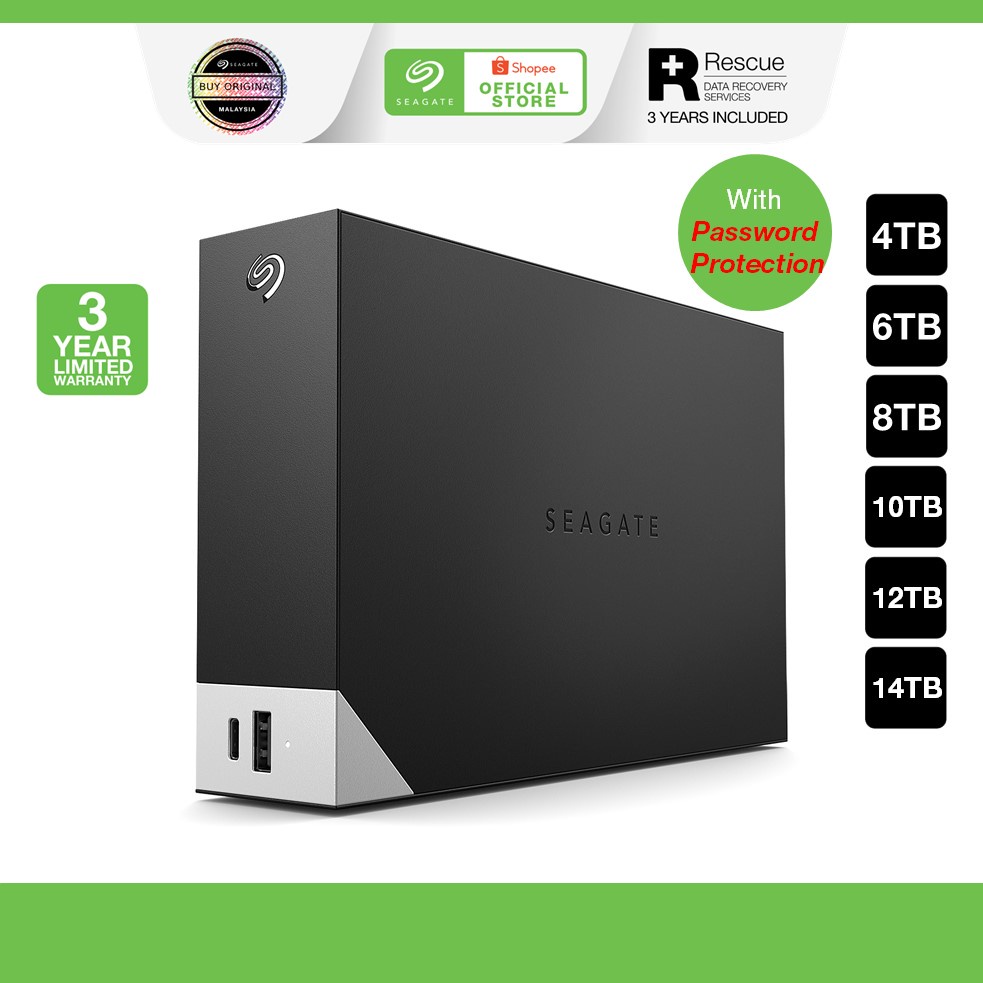 Seagate Desktop Hub One Touch Hub USB 3.0 External Hard Disk Hard Drive ...