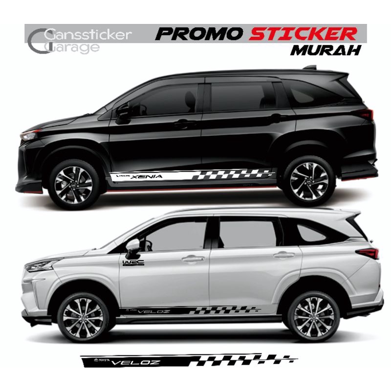 Side BODY STICKER AVANZA ALL NEW VELOZ 2022 ALL NEW XENIA 2022 XPANDER ...