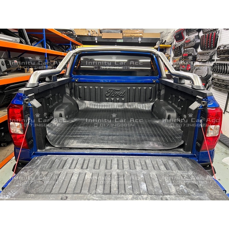 Ford Ranger T9 2022 2023 PARAMAT bedliner trunk rubber mat trunk bed ...