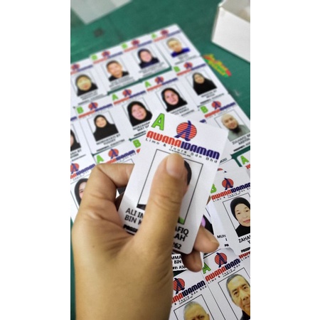 CETAK ID CARD/ KAD ID / PVC Card / Kad Pelajar / VIP Card | Shopee Malaysia