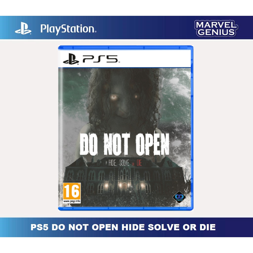 PS5 GAME DO NOT OPEN HIDE SOLVE OR DIE (ENGLISH) | Shopee Malaysia