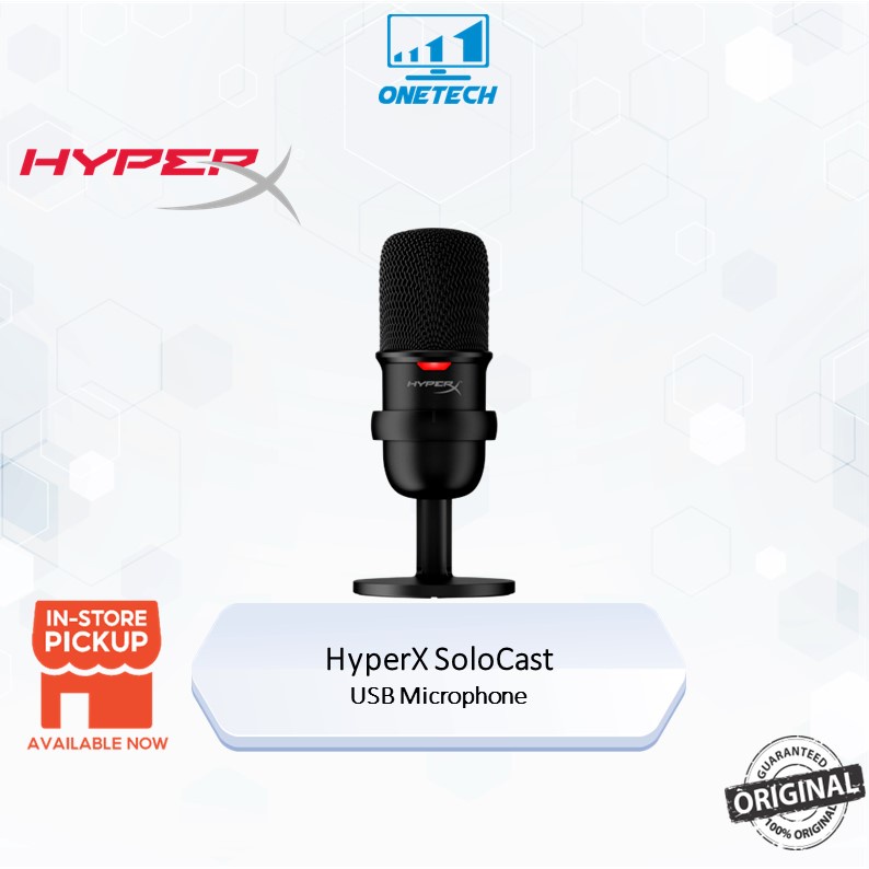 HyperX SoloCast / DuoCast USB Microphone ( Hi-Res 24-bit / Flexible ...