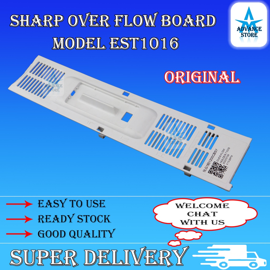 ORIGINAL WASHING MACHINE OVER FLOW BOARD SHARP EST1016 EST 1016 EST708 ...