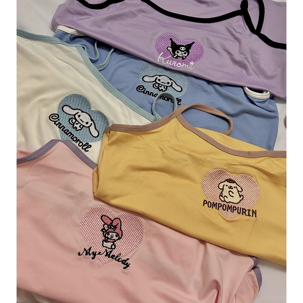 vest women cute melody cartoon vest sleeveless tops women | Shopee Malaysia