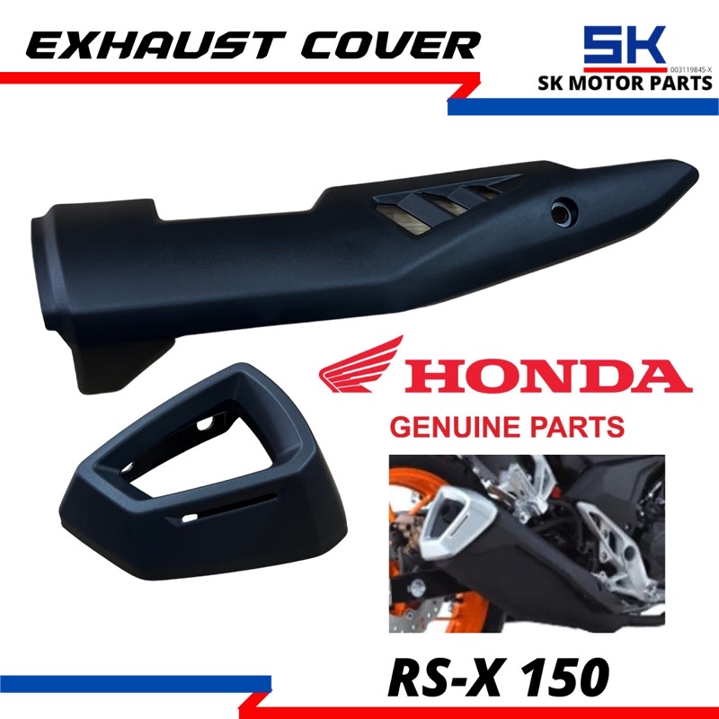 EXHAUST PIPE COVER RS-X150 COMBO SET(HONDA)RSX150 MUFFLER CAP EKZOS ...