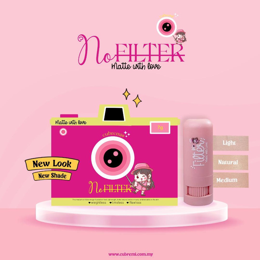 CUBREMI CUB REMI FOUNDATION | Shopee Malaysia