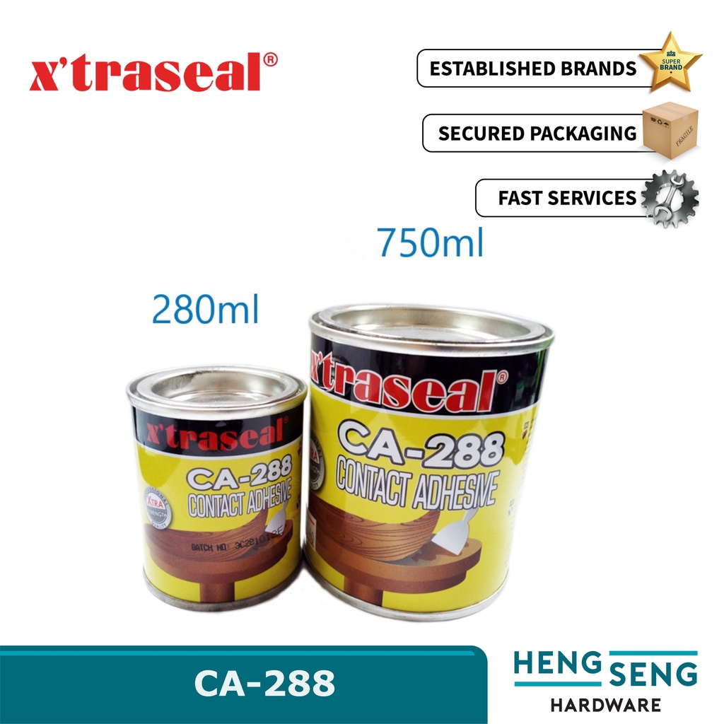 XTRASEAL CA GLUE CONTACT ADHESIVE CA288 CA-288 280ML/750ML | Shopee ...
