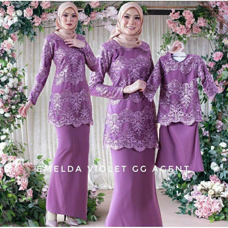 baju kurung full lace kids | Shopee Malaysia