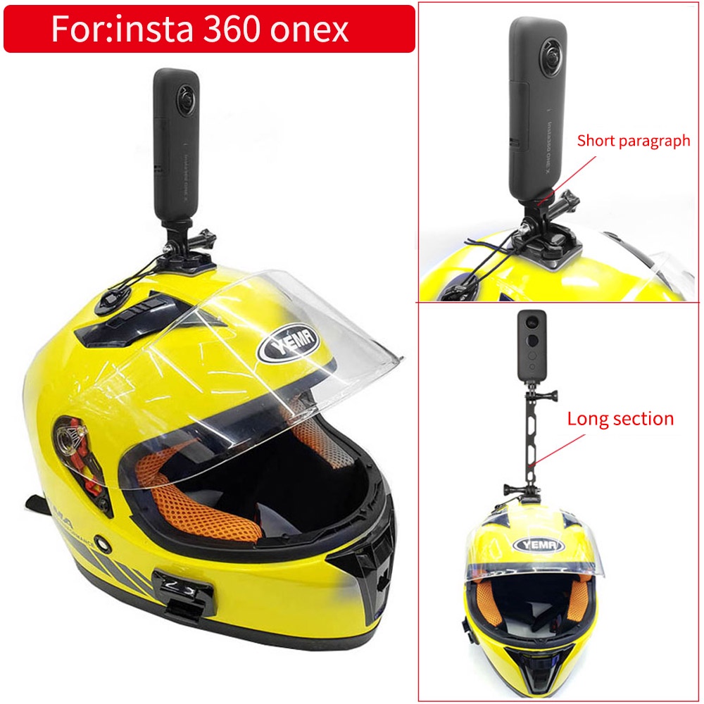 TUYU Insta360 One X3/X2/X/GOPRO Helmet Stand for Insta 360 Accessories ...