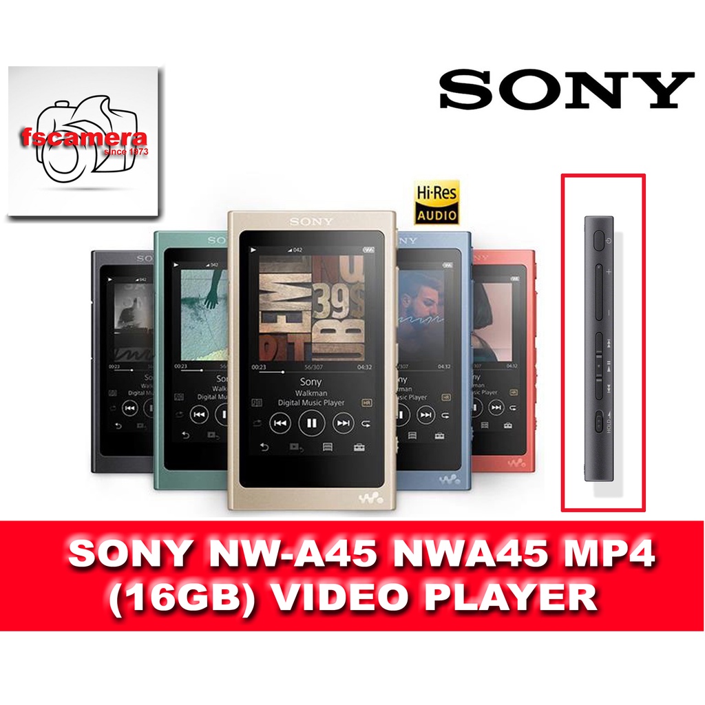 SONY ORIGINAL MALAYSIA NW-45 NWA45 MP4 (16GB) VIDEO PLAYER | Shopee ...
