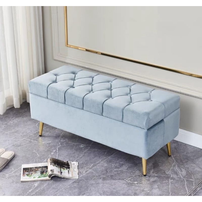 PRE ORDER BENCH STOOL STORAGE STOOL OTTOMAN SOFA MEWAH STOOL MEWAH SOFA ...