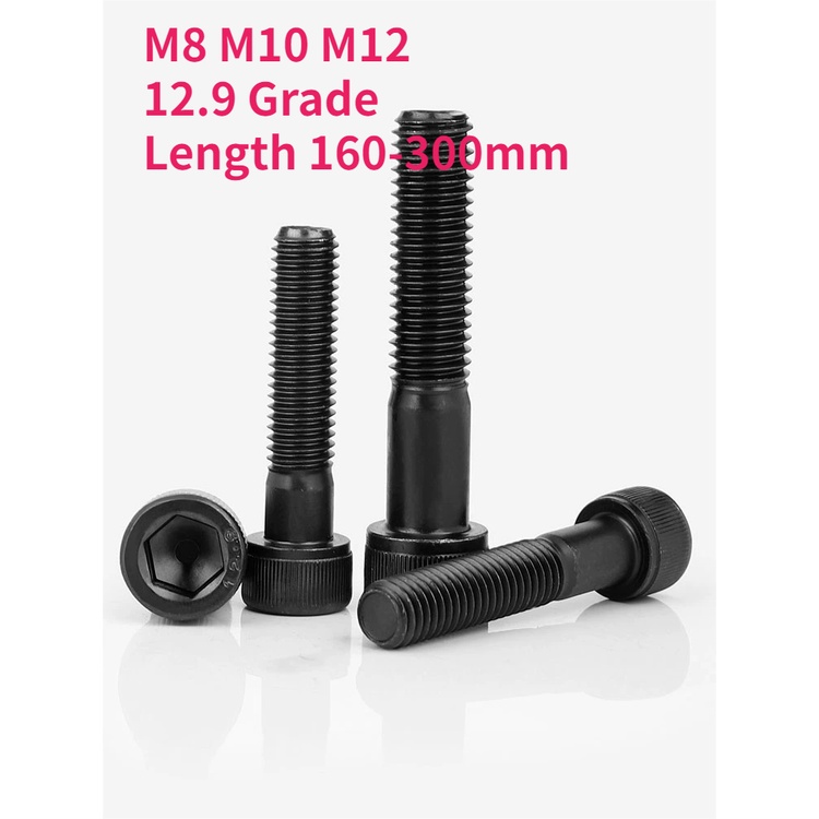 M8 M10 M12 12.9 Grade Carbon Steel Half Tooth Hex Hexagon Socket Cap ...