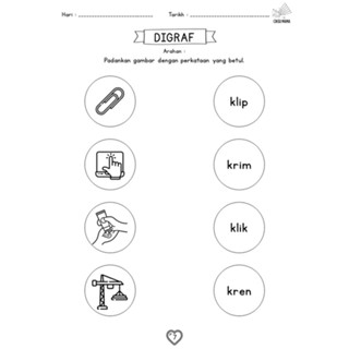 [ SOFTCOPY | PDF ] LATIHAN DIGRAF KONSONAN BERGABUNG SUKU KATA LEMBARAN KERJA TADIKA PRASEKOLAH ...