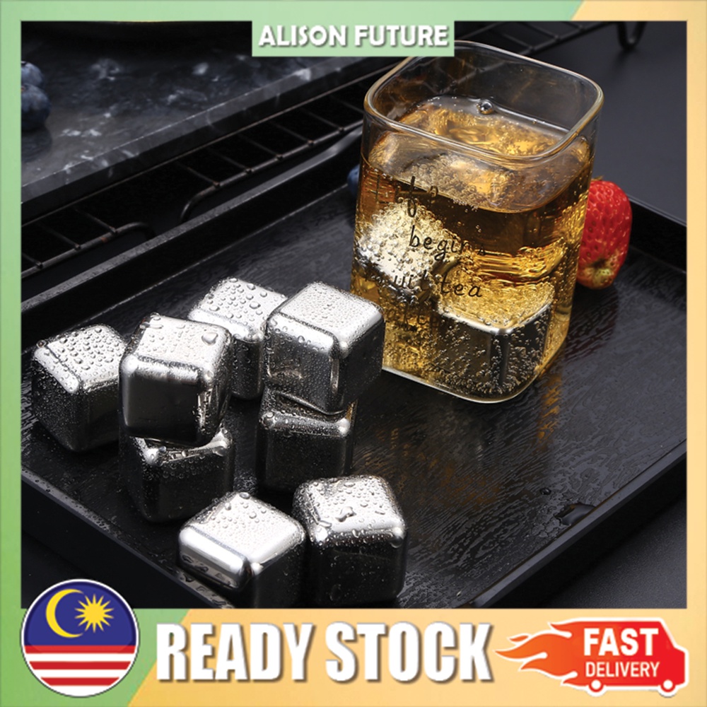 Ice Cube Reusable Stainless Steel 304 Food Grade Reusable Ice Cubes ...