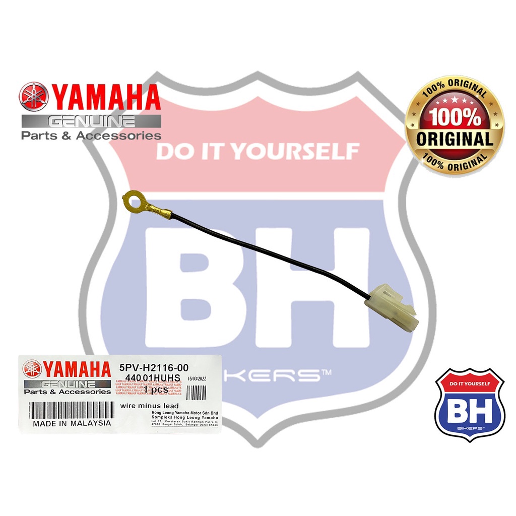 YAMAHA RXZ WIRE MINUS LEAD NEGATIVE WAYAR BATERI NEGATIF 100% ORIGINAL ...