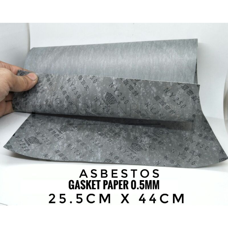 Gasket Paper Asbestos 0.5mm 25.5cm x 44cm Universal DIY Use Tahan Panas ...