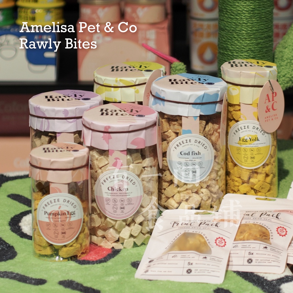 Amelisa Pet & Co. Rawly Bites Freeze Dried Pet Treats (Classic & Mini ...