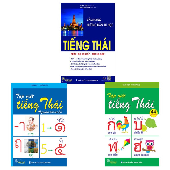 Books -Combo 3 Thai books (Self-Study Thai manual + 2 Thai writing ...