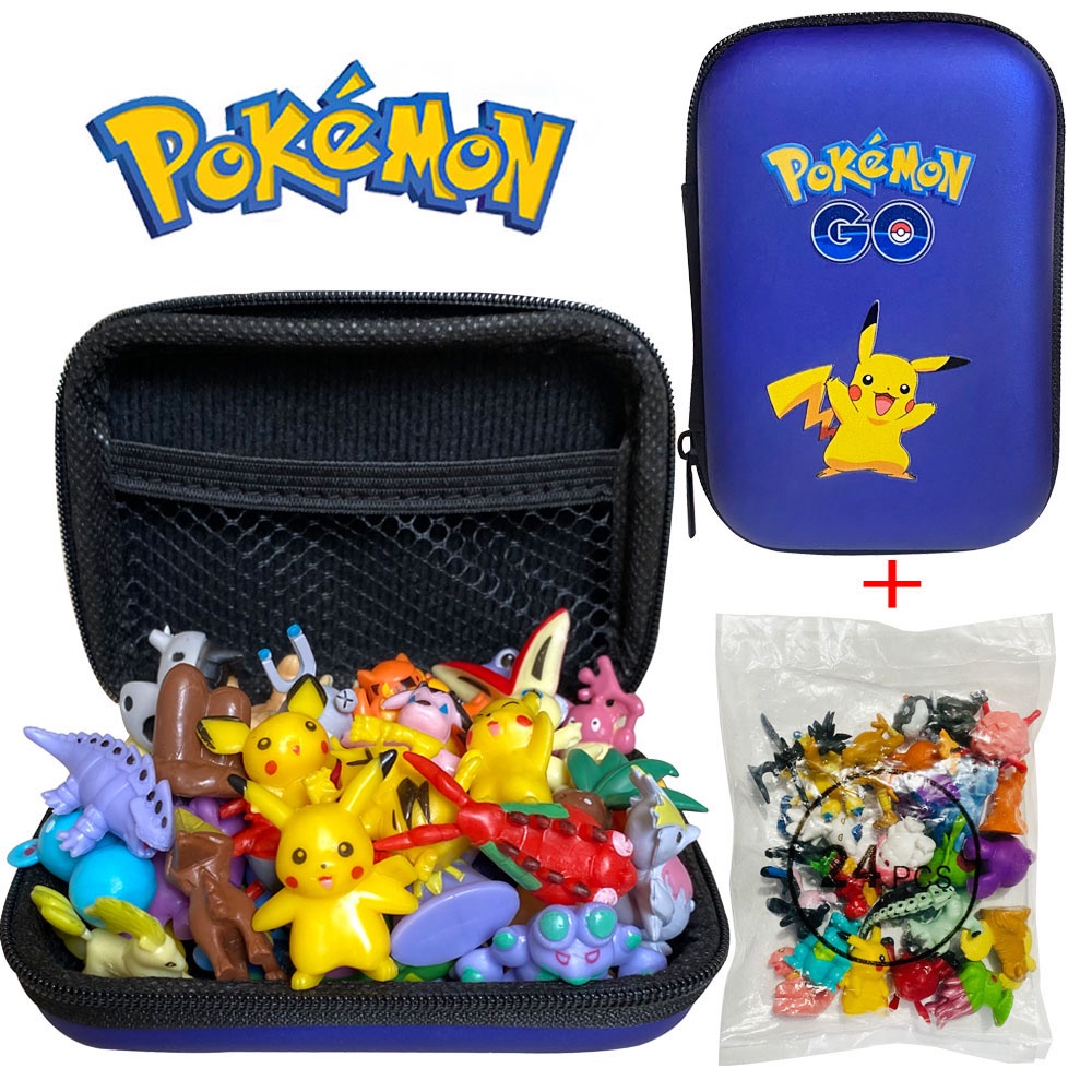 24pcs/Set Pokémon Pokemon Character Model Collection 2-3cm Pikachu ...