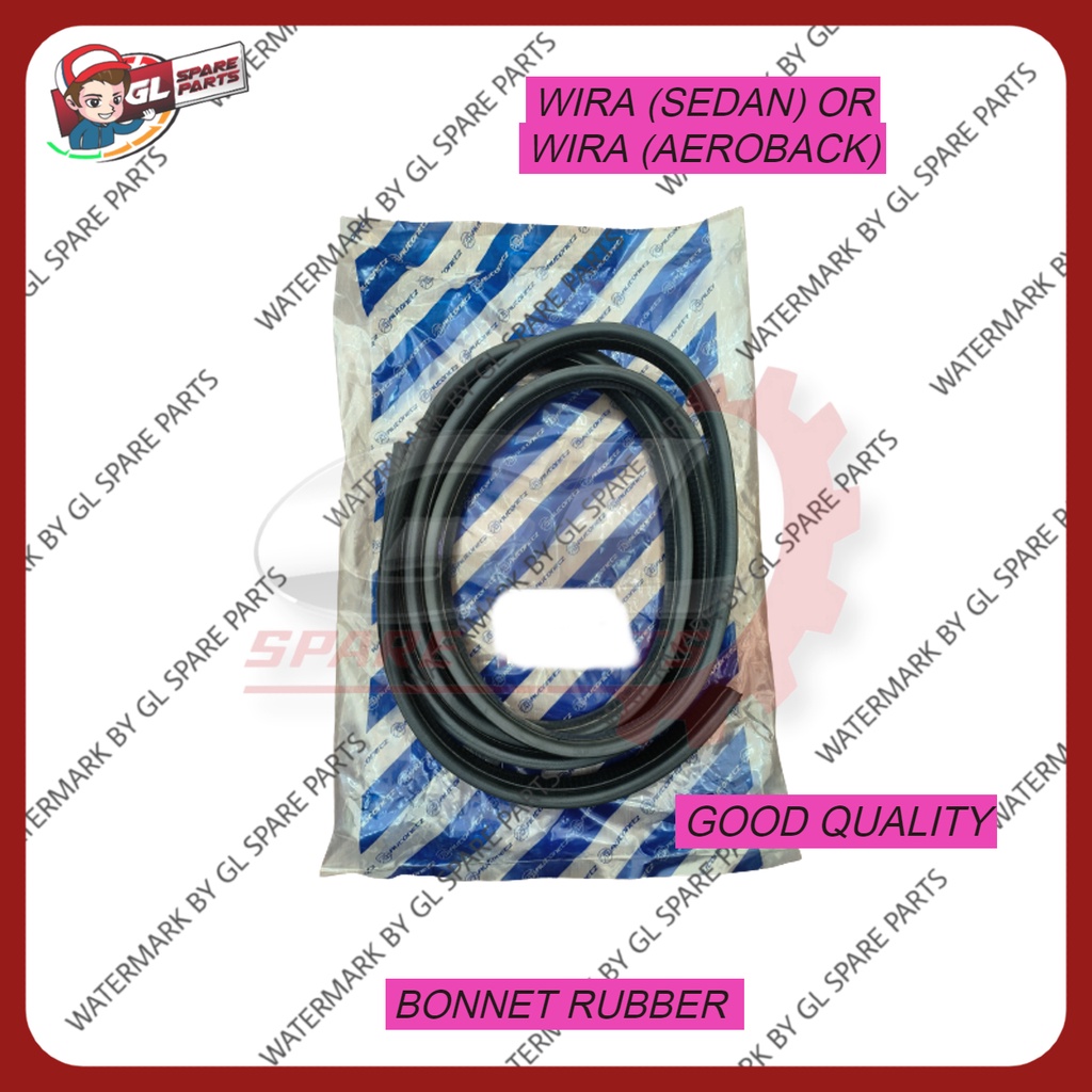 BONNET RUBBER (REAR) PROTON WIRA SEDAN / WIRA AEROBACK | Shopee Malaysia