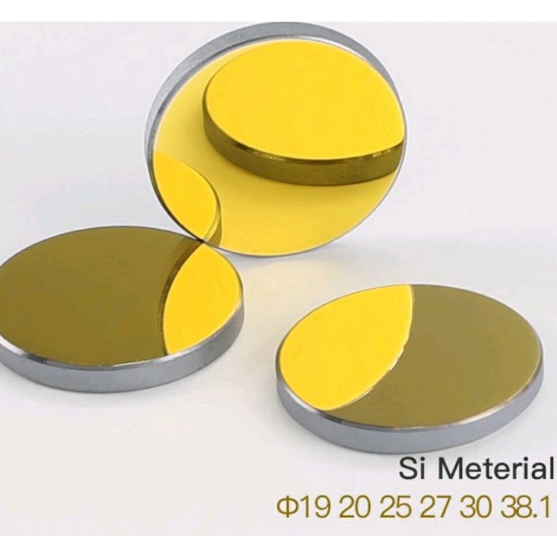 Si Mirror With Gold-Plated Laser Reflector Lens Dia 25mm Malaysia stock ...