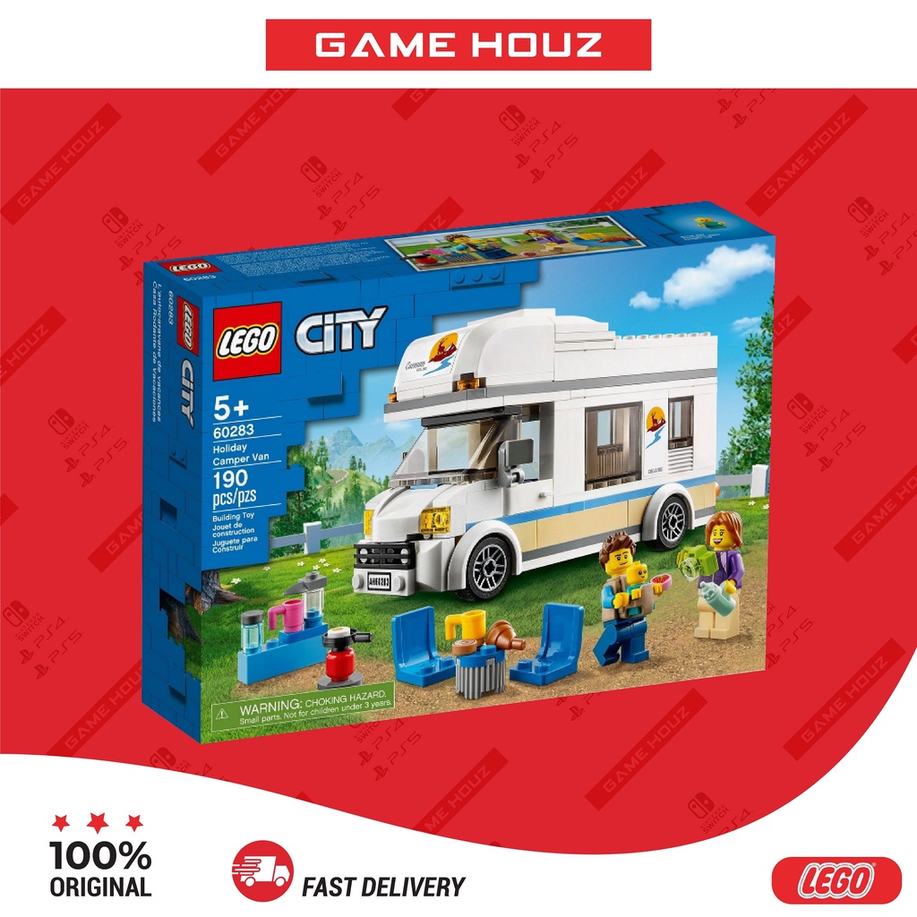 LEGO City Holiday Camper Van (LG60283) | Shopee Malaysia