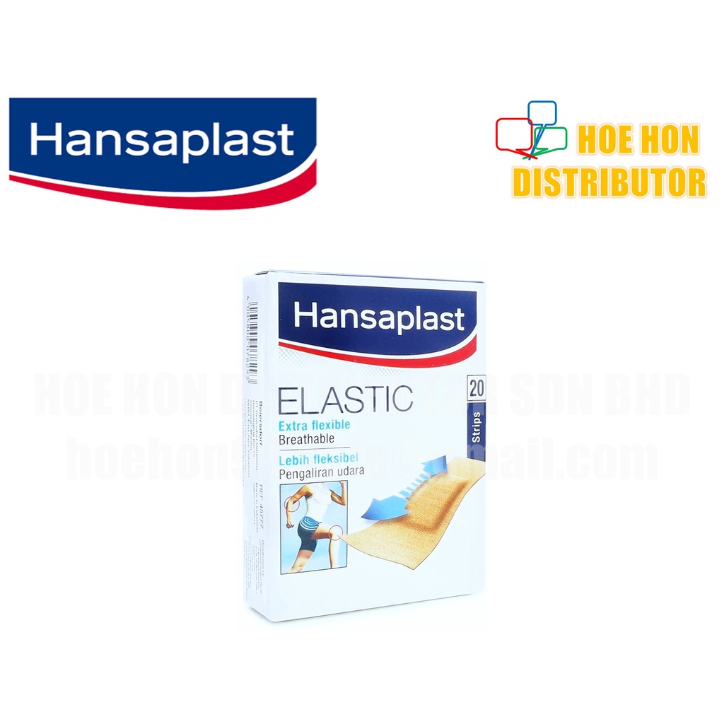 Hansaplast Universal Elastic Transparent / Invisible Bandage 10pcs / 20 ...