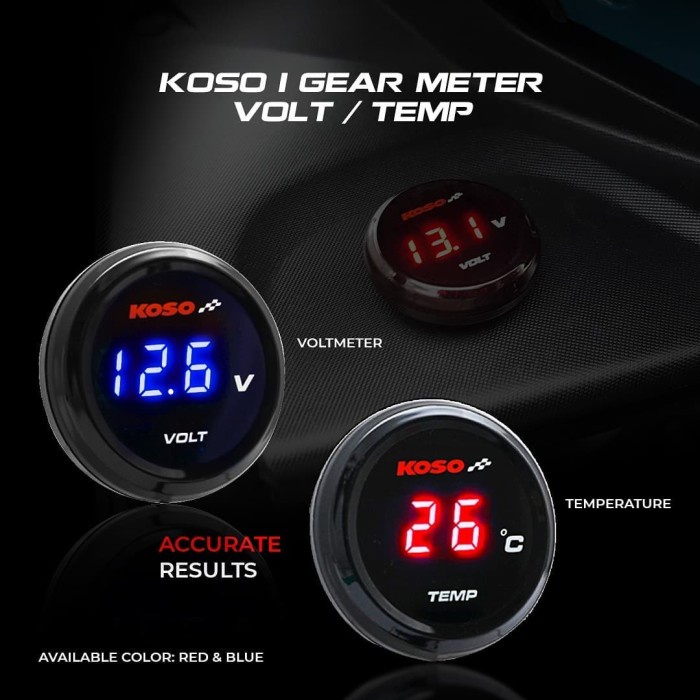 ORIGINAL KOSO I GEAR RADIATOR TEMPERATURE THERMOMETER | Shopee Malaysia