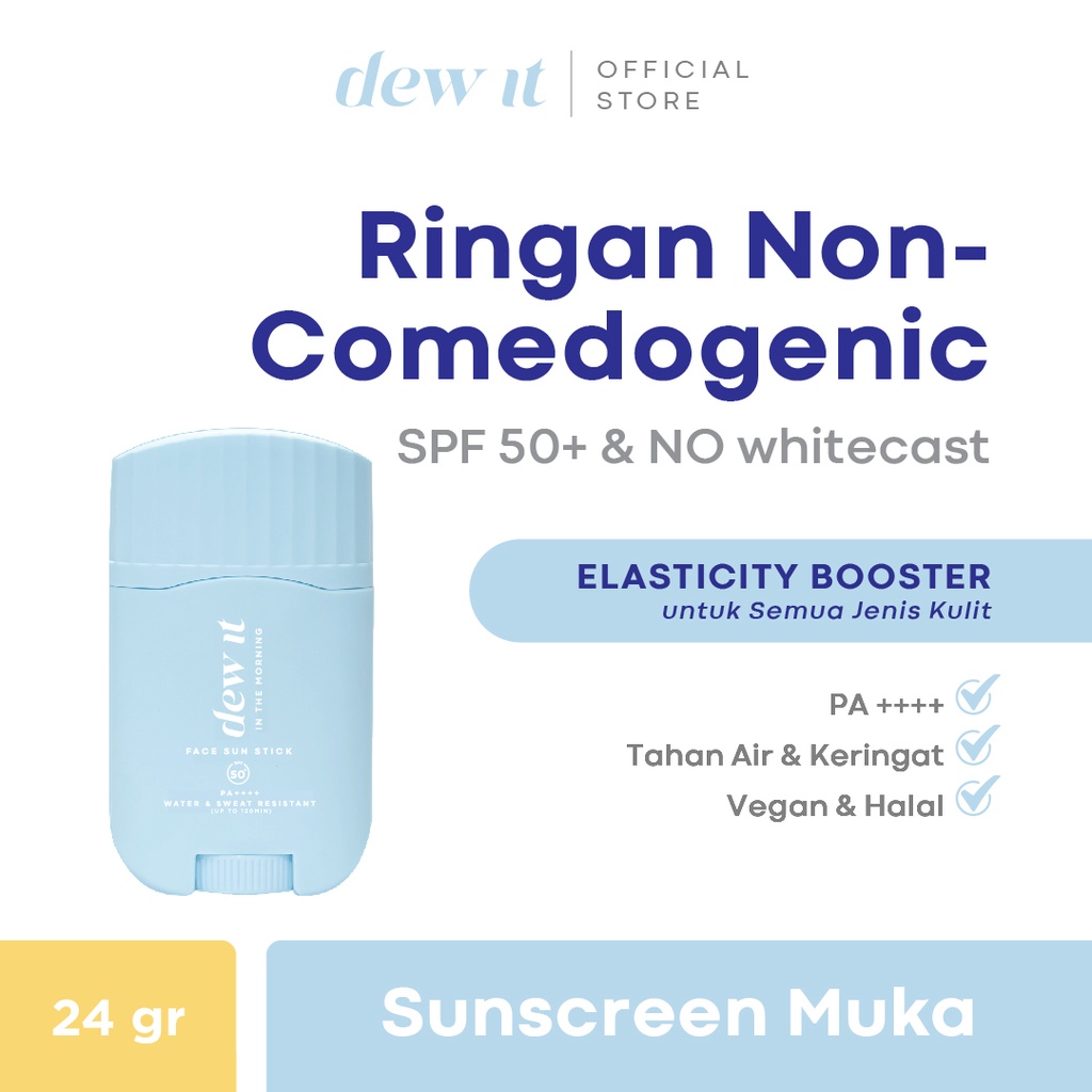 (NEW Packaging) Sunscreen SPF 50+ PA++++ | Dew It Face Sun Stick | Non ...