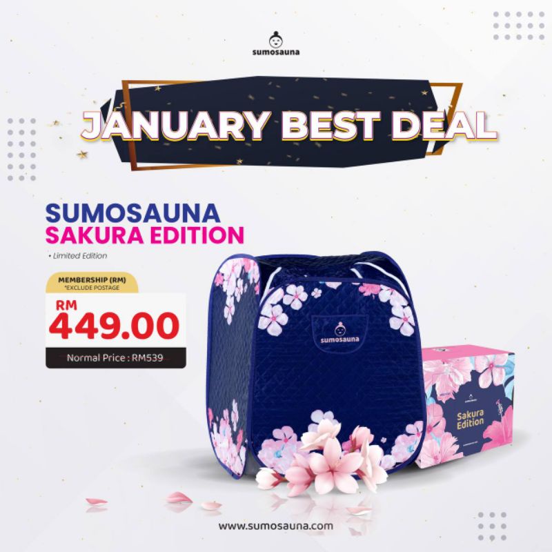 Sumosauna Sakura Edition - January Best Deal! | Shopee Malaysia