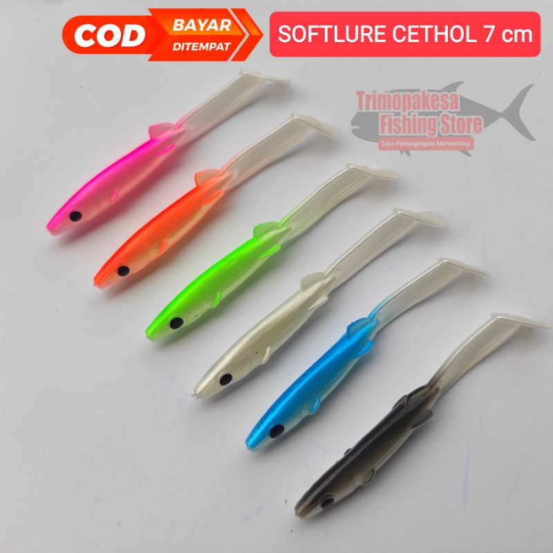 Tornado Soft lure 7cm Cethul RETAIL Price (Grains) | Shopee Malaysia