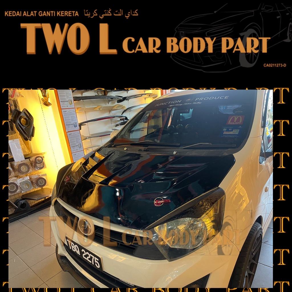 axia aerotech bonnet fibre bodykit | Shopee Malaysia