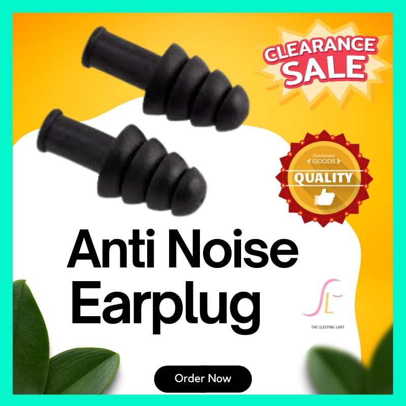 Penyumbat Telinga Senyap Silikon silicone ear plug safety earplug anti ...