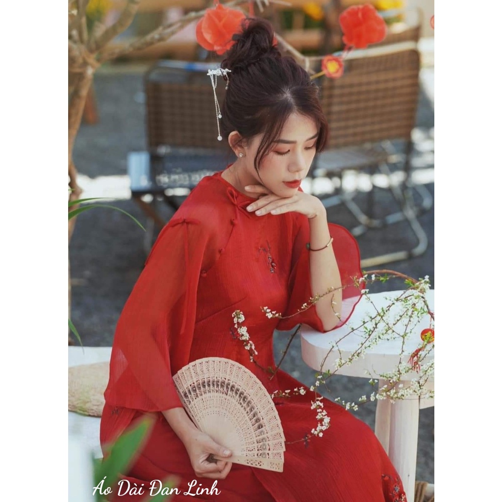 Sample Ao Dai Song hit 2024 - Innovative Baby Silk Ao Dai - Knit Linh ...