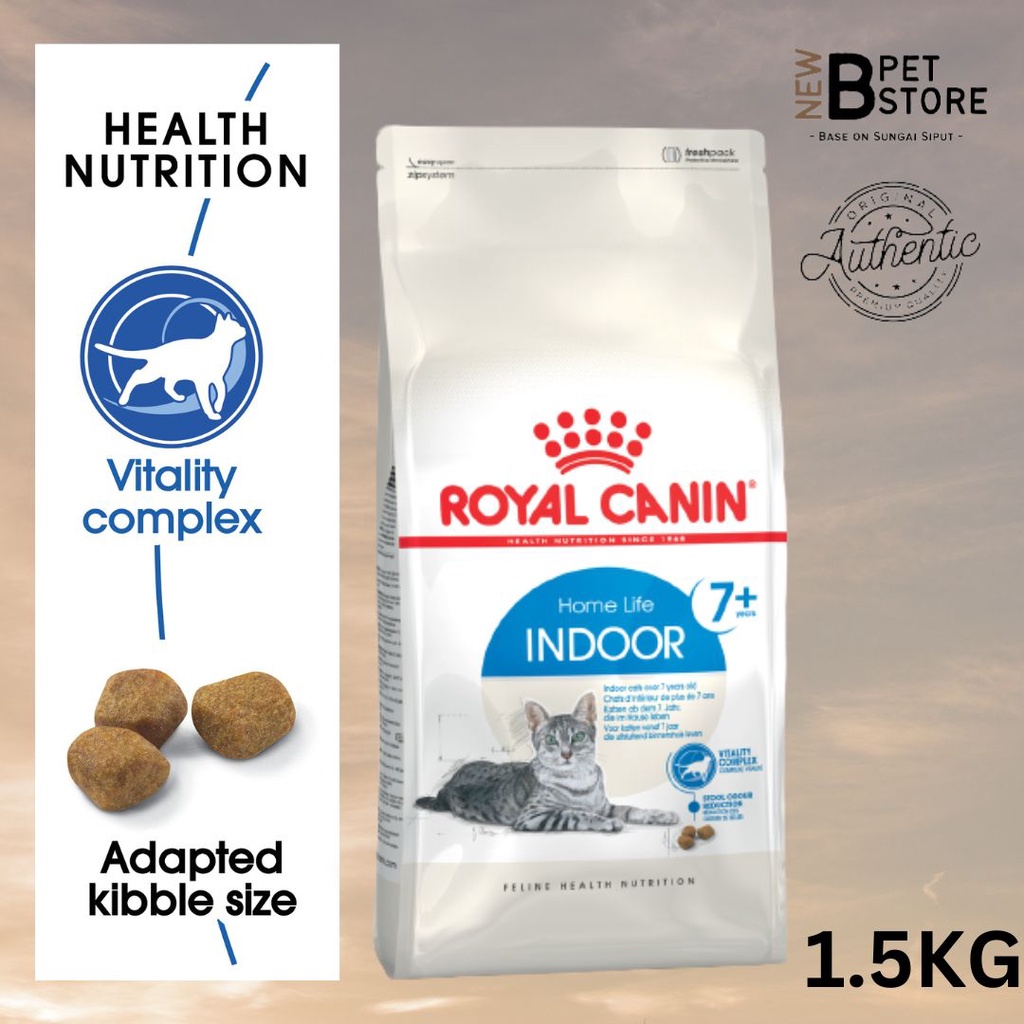 RC ROYAL CANIN FELINE CAT HEALTH NUTRITION INDOOR 7+ 1.5KG NEWB PET STORE | Shopee Malaysia